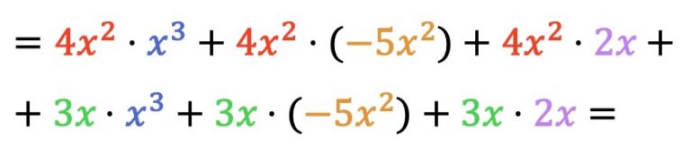 How to multiply polynomials by monomials and polynomials